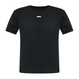 Maison Margiela Geripptes T-Shirt - - Tops - Herren - Schwarzk - L