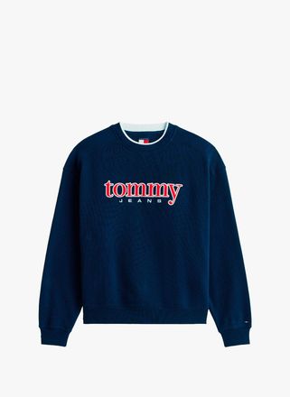 Tommy Hilfiger Sweat col rond en coton m&eacute;lang&eacute;