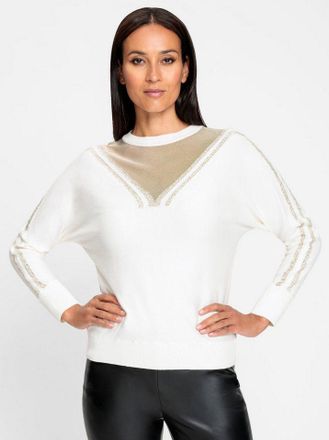 Heine Strickpullover Pullover Langarm Effektgarn, Feinstrick