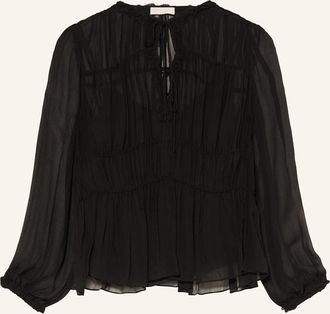 Ulla Johnson Ulla Johnson Blusenshirt Robbie Aus Seide schwarz