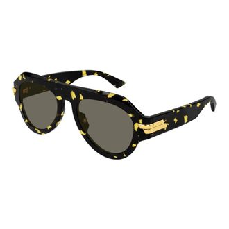 Bottega Veneta Lunettes de soleil aviateur - unisex - Accessoires - Brun - Taille: 53 MM