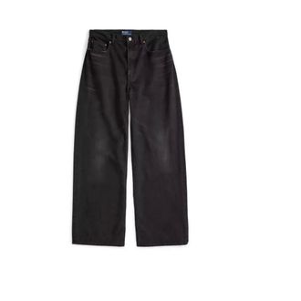 Polo Ralph Lauren Femme, Jeans, Noir, Taille: W30 Wide-Leg Crop Jean