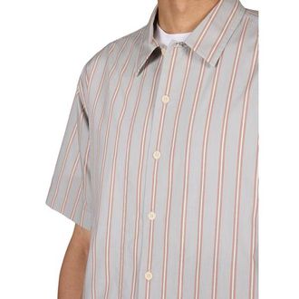 Nn.07 Chemise ray&eacute;e Reed en coton et lin m&eacute;lang&eacute;