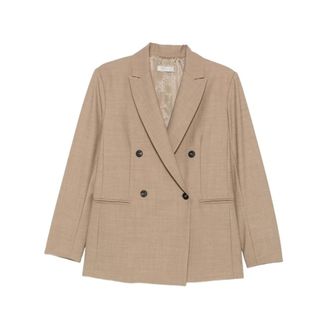 Antonelli Hime Blazer - - Jackets - Damen - Beige - S