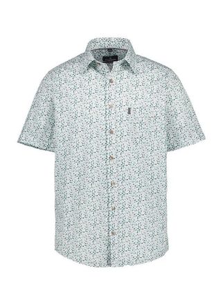 Casamoda CasaModa Herren Kurzarmhemd blau Baumwolle