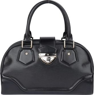 Louis Vuitton Crossbody Bags - Louis Vuitton Noir Epi Leather Montaigne GM Handba - Gr. unisize - in Schwarz - f&uuml;r Damen