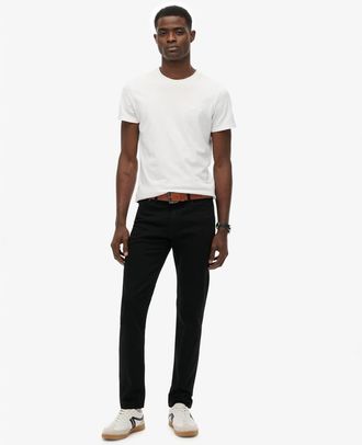 Superdry Jean slim vintage en coton - Noir