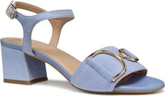 Geox Femme D New ERAKLIA 50 B Sandale &agrave; Talons, Lt Blue, 37 EU
