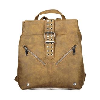 Desigual Rucksack mit Nieten-Schnalle - - Bags - Damen - Braun - ONE SIZE