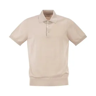 Brunello Cucinelli Polo Manches Courtes - Homme - Tops - Beige - Taille: XL