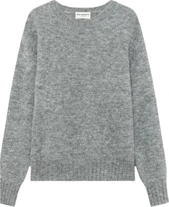 Roy Rogers Femme, Pulls, Gris, Taille: 42 FR Pull ras du cou en alpaga