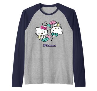 Hello Kitty Pisces Star Sign Raglan