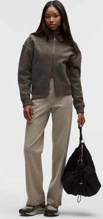 lululemon Define Trainingshose mit mittelhohem Bund Luon f&uuml;r Frauen - Khaki - Gr&ouml;&szlig;e 2XS