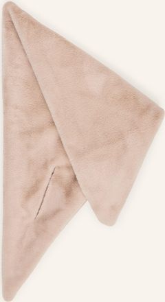 Herno Herno Dreieckstuch Aus Kunstfell beige