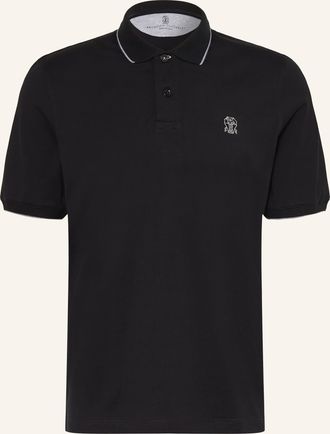 Brunello Cucinelli Brunello Cucinelli Jersey-Poloshirt schwarz
