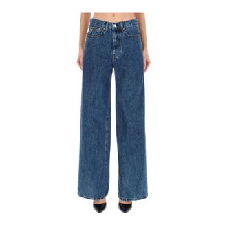 Lois Skater Loose Wide Leg Jeans - - Jeans - Damen - Blau - W24