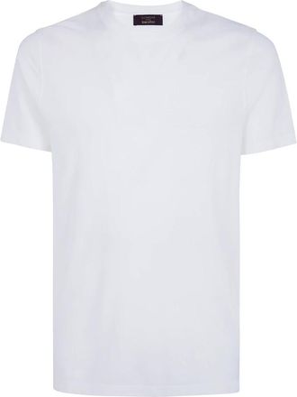 Zanone Homme, Tops, Blanc, Taille: 2XL T-Shirt IceCotton Slim-fit