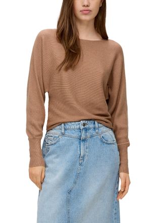 QS by s.Oliver Damen 2144100 Pullover, Braun 8457, XL