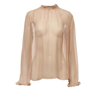 N&deg;21 Femme, Blouses et Chemises, Rose, Taille: 40 FR Blouse &agrave; col haut et papillon