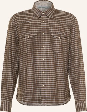 AllSaints Allsaints Hemd Court Comfort Fit braun