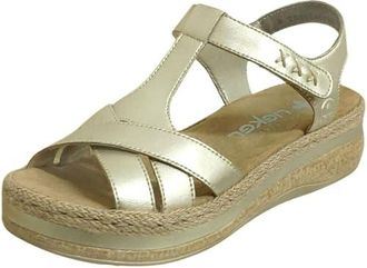 Rieker V0919, Femme Sandale Platine - 40 EU
