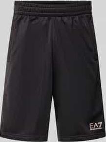 Emporio Armani Shorts mit Logo und Eingrifftaschen