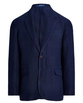 Ralph Lauren Ungef&uuml;ttertes Anzugsakko aus Leinen, Modern Fit in