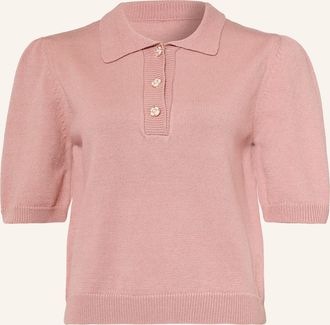 More & More More & More Strick-Poloshirt Mit 3/4-Arm rosa
