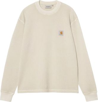 Carhartt Work in Progress Homme, Tops, Beige, Taille: L L/S Vista Waffle T-Shirt