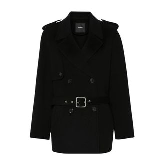 Pinko Schwarze M&auml;ntel f&uuml;r Frauen - - Jackets - Damen - Schwarzk - M