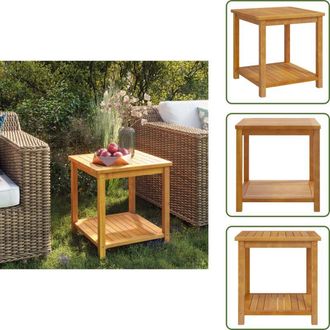 vidaXL Table dappoint Bois dacacia massif 45x45x45 cm - Table Dappoint - Table Basse - Meuble En Bois - Acacia - Table D&eacute;corative