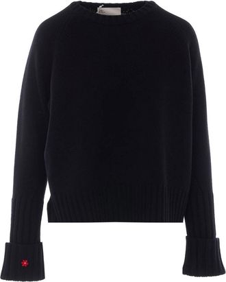 Tory Burch Rundhalspullover - Schwarz