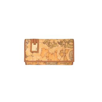 Alviero Martini 1A Classe Femme, Accessoires, Beige, Taille: ONE Size Geo Classic Wallet