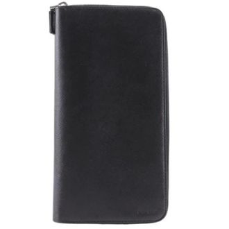 Prada Pre-owned Saffiano Long Wallet (Bifold) - - Pre-owned - Herren - Schwarzk - ONE SIZE