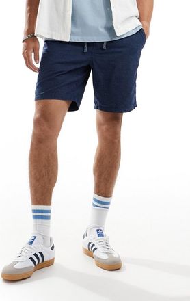 Superdry Bermuda effet plumetis - Indigo-Bleu marine