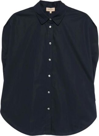 Woolrich Femme, Blouses et Chemises, Bleu, Taille: 40 FR Chemise en coton