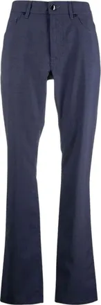Pal Zileri Homme, Pantalons, Bleu, Taille: W40 Pantalon Droit