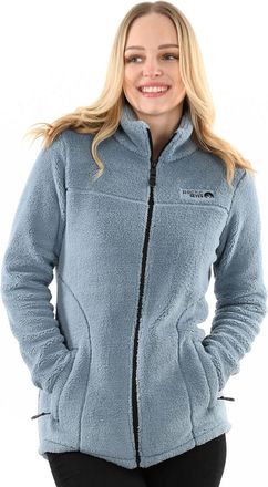 Arctic Seven Damen Fleecejacke (S-3XL) - Leicht, Flauschig, Atmungsaktiv, Hoher Kragen, Übergangsjacke Warme Jacke Frauen - AS-416 DBlue Medium