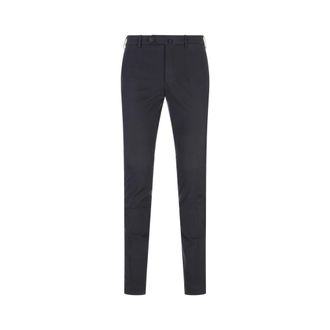 Incotex Blaue Baumwoll Elasthan Hose - - Trousers - Herren - Blau - 4XL