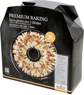 RBV BIRKMANN Birkmann, Springform mit zwei Böden, Ø 26 cm, Karbonstahl, Antihaftbeschichtung, schnittfest