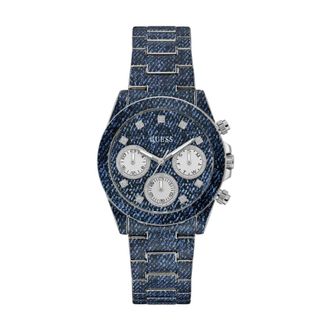 Guess Blaue Indigo Damenuhr Elegantes Design - - Accessories - Damen - Blau - ONE SIZE