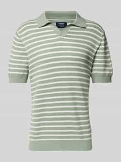 Mc Neal Regular Fit Poloshirt mit V-Ausschnitt