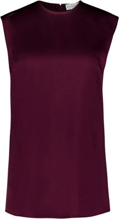 Stella McCartney Femme, Tops, Rouge, Taille: 32 FR Hauts sans manches