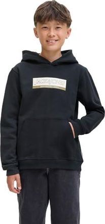 Jack & Jones Jorinwood Block Sweat Noos JNR pour Homme, Noir, 176