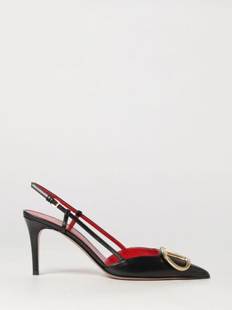 Valentino Garavani Escarpins slingback VLogo Signature en cuir de veau &agrave; talon haut