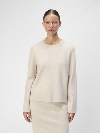 Object Rundhalspullover OBJREYNARD (1-tlg) Plain/ohne Details