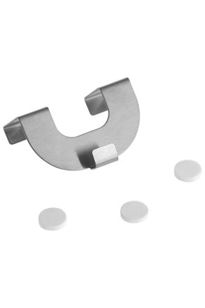 Novel Raffhaken, Silber, Metall, 7.5x4x2.7 cm, Wohntextilien, Gardinen & Vorhänge, Vorhangzubehör