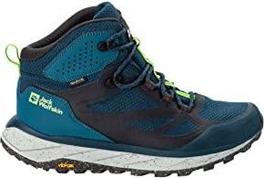 Jack Wolfskin Homme Terraventure Texapore Mid M Chaussure de Marche, Dark Sea, 43 EU