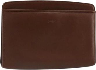 Balenciaga Sac pochette vintage doccasion - Femme - Pre-owned - Brun - Taille: ONE Size