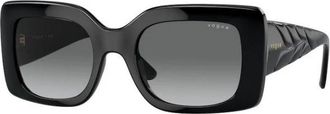 Vogue Eyewear Vogue, Femme, Accessoires, Noir, Taille: 52 MM Lunettes de soleil rectangulaires